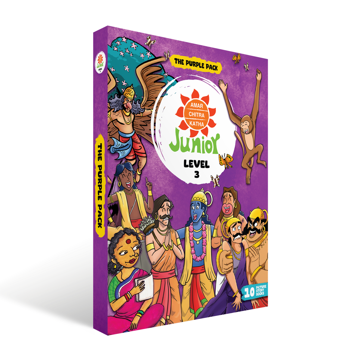ACK Junior Pack: Level 3: 10 Books Set | Ages 4-7 years | Amar Chitra Katha