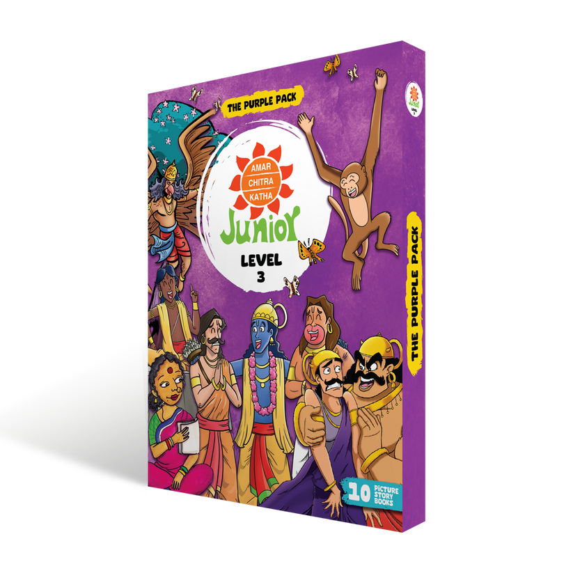 ACK Junior Pack: Level 3: 10 Books Set | Ages 4-7 years | Amar Chitra Katha