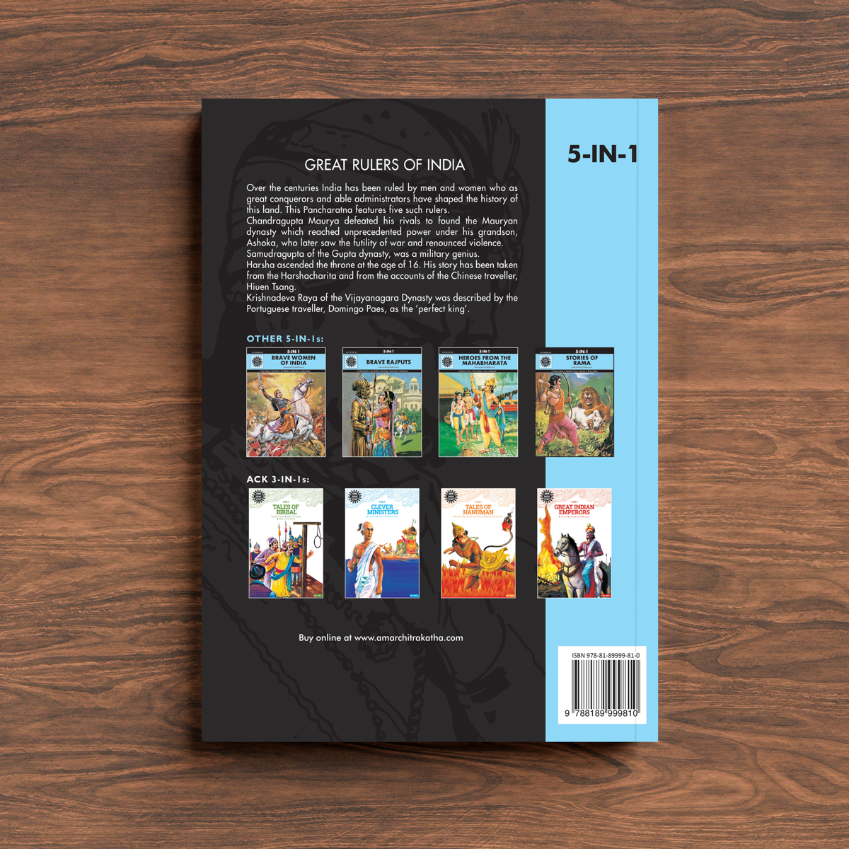 Great Rulers of India: 5-in-1 | Amar Chitra Katha