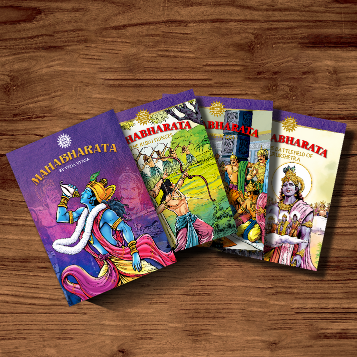 Mahabharata - 42 Books in 3 Volumes | Amar Chitra Katha | Amar Chitra Katha