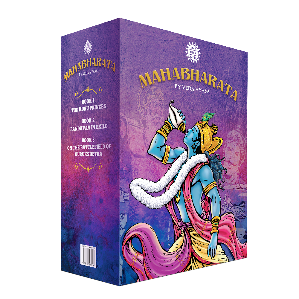 Mahabharata - 42 Books in 3 Volumes | Amar Chitra Katha
