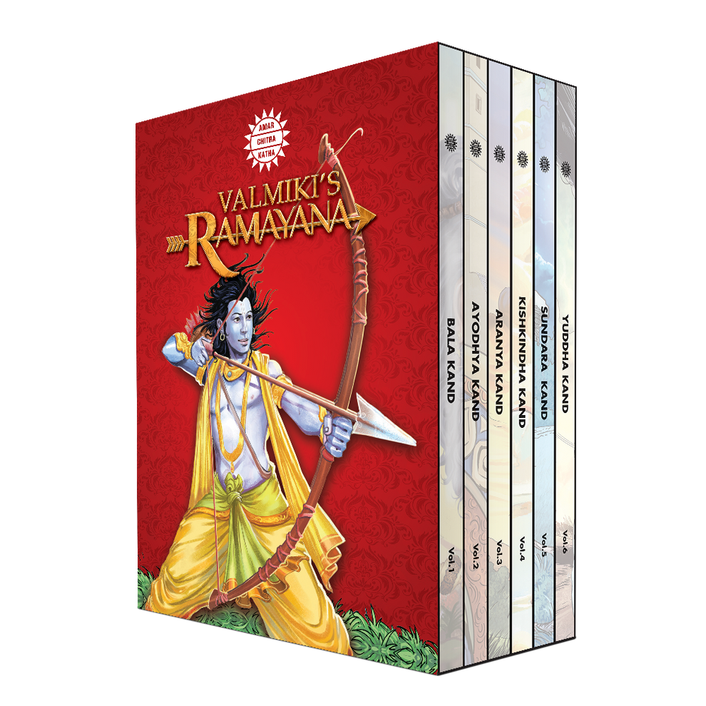 Valmiki's Ramayana - 6 Volume Set | Amar Chitra Katha