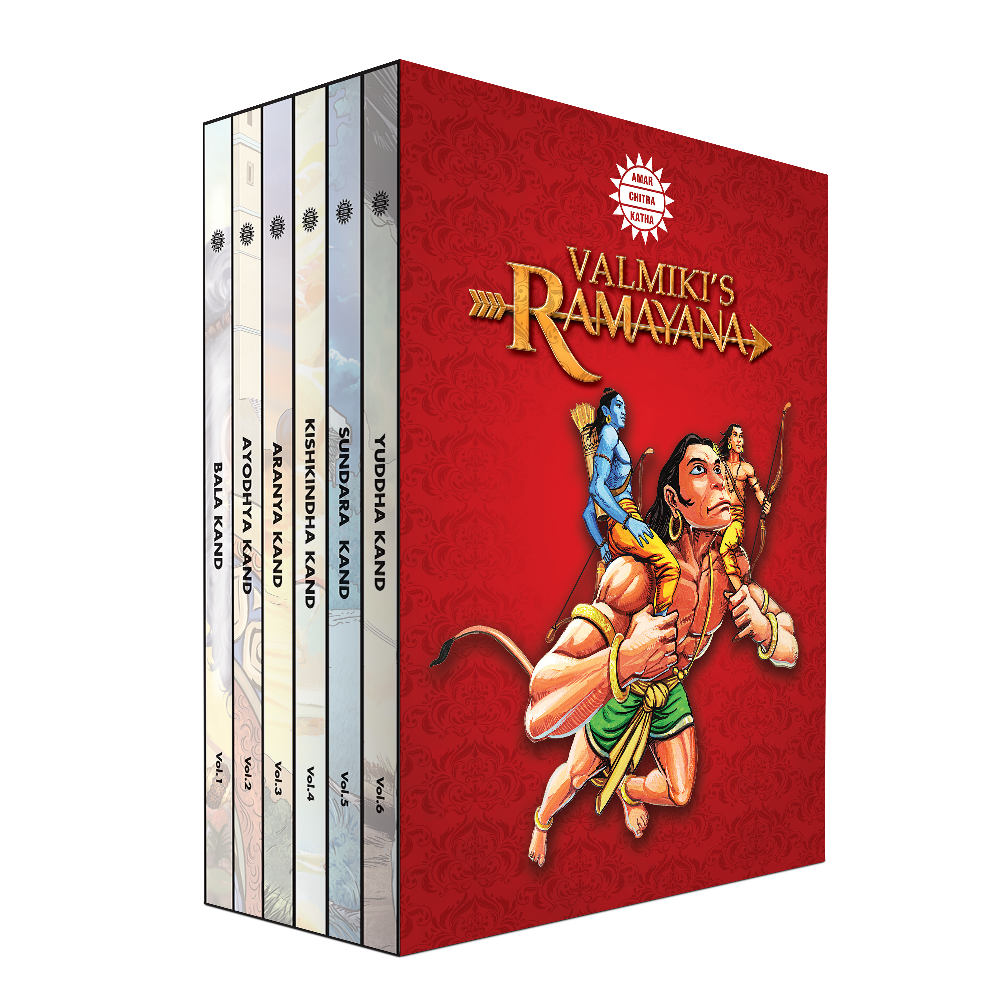 Valmiki's Ramayana - 6 Volume Set | Amar Chitra Katha