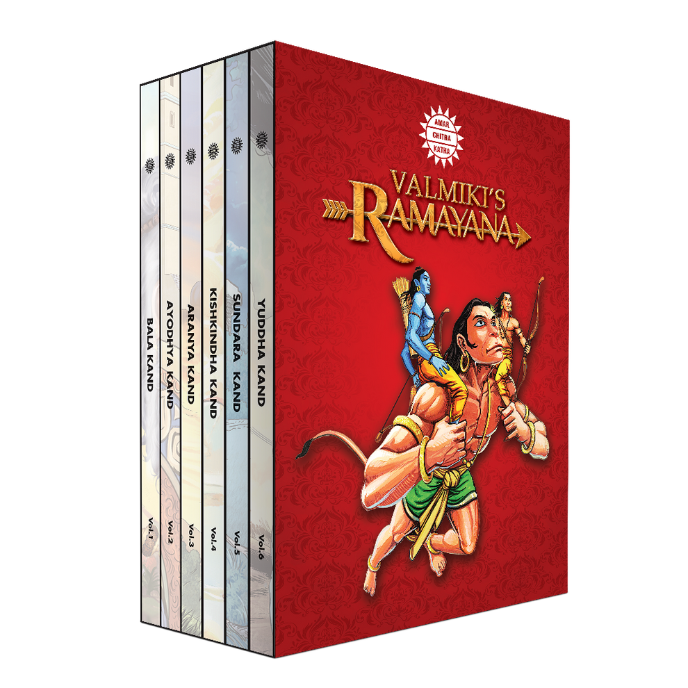 Valmiki's Ramayana - 6 Volume Set | Amar Chitra Katha